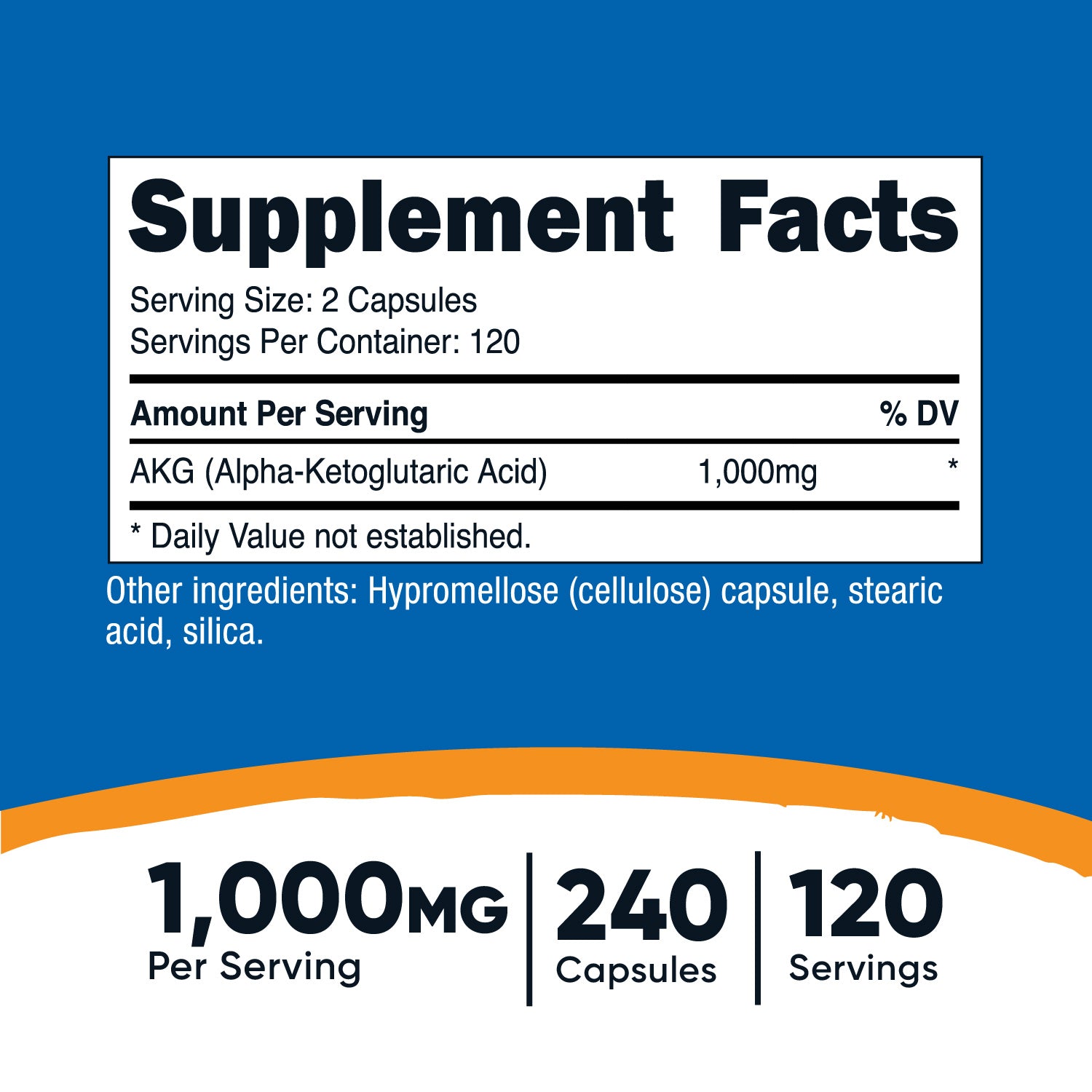 Nutricost AKG Capsules