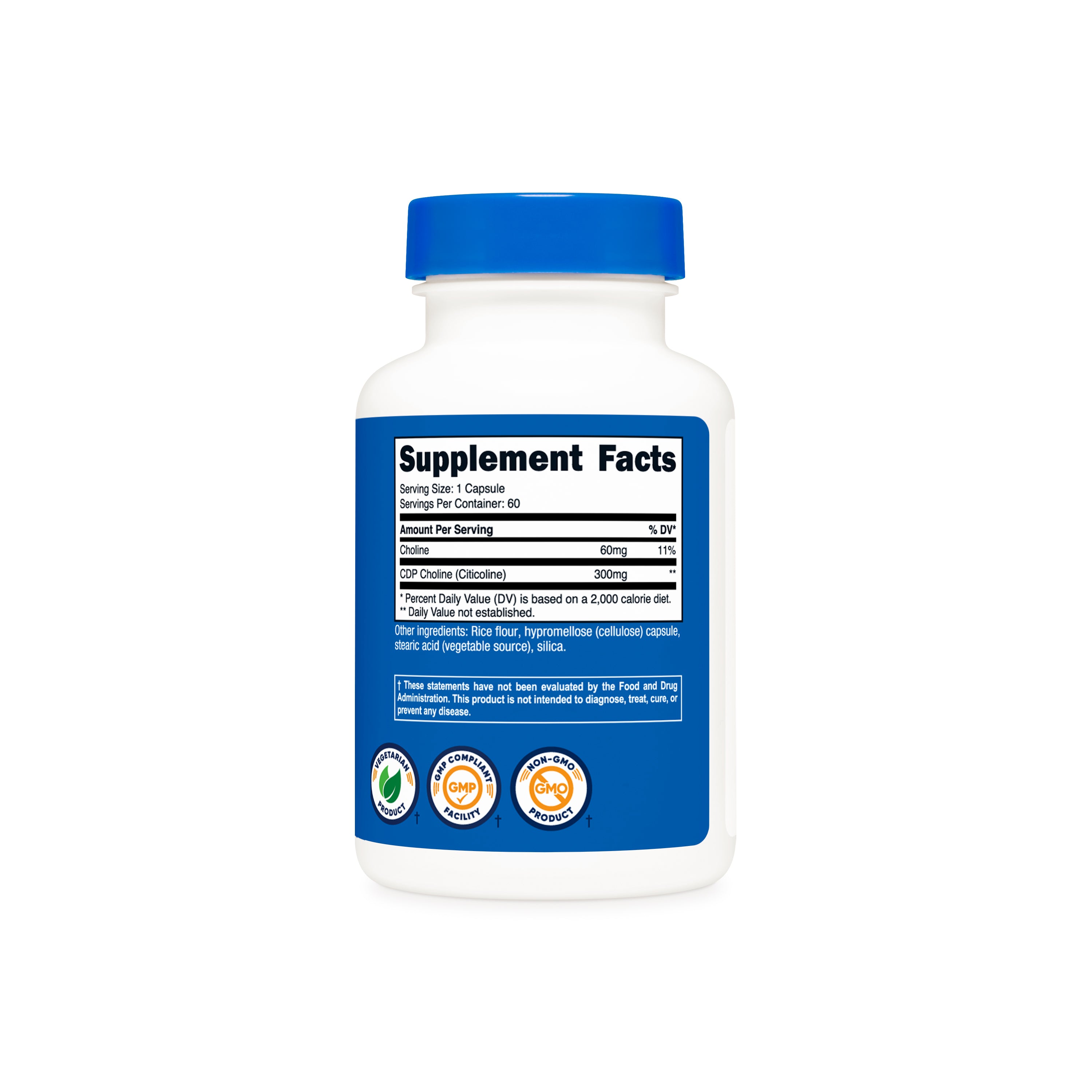 Nutricost CDP Choline Capsules