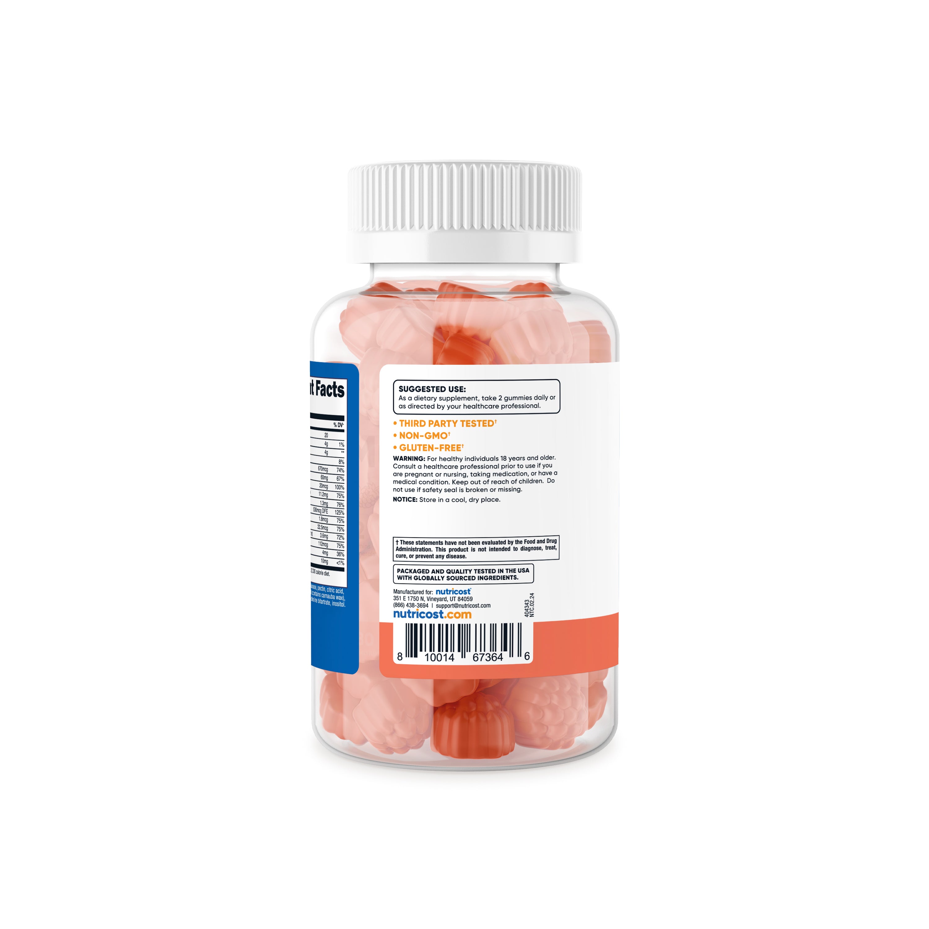 Nutricost Multivitamin (Berry) (180 Gummies)