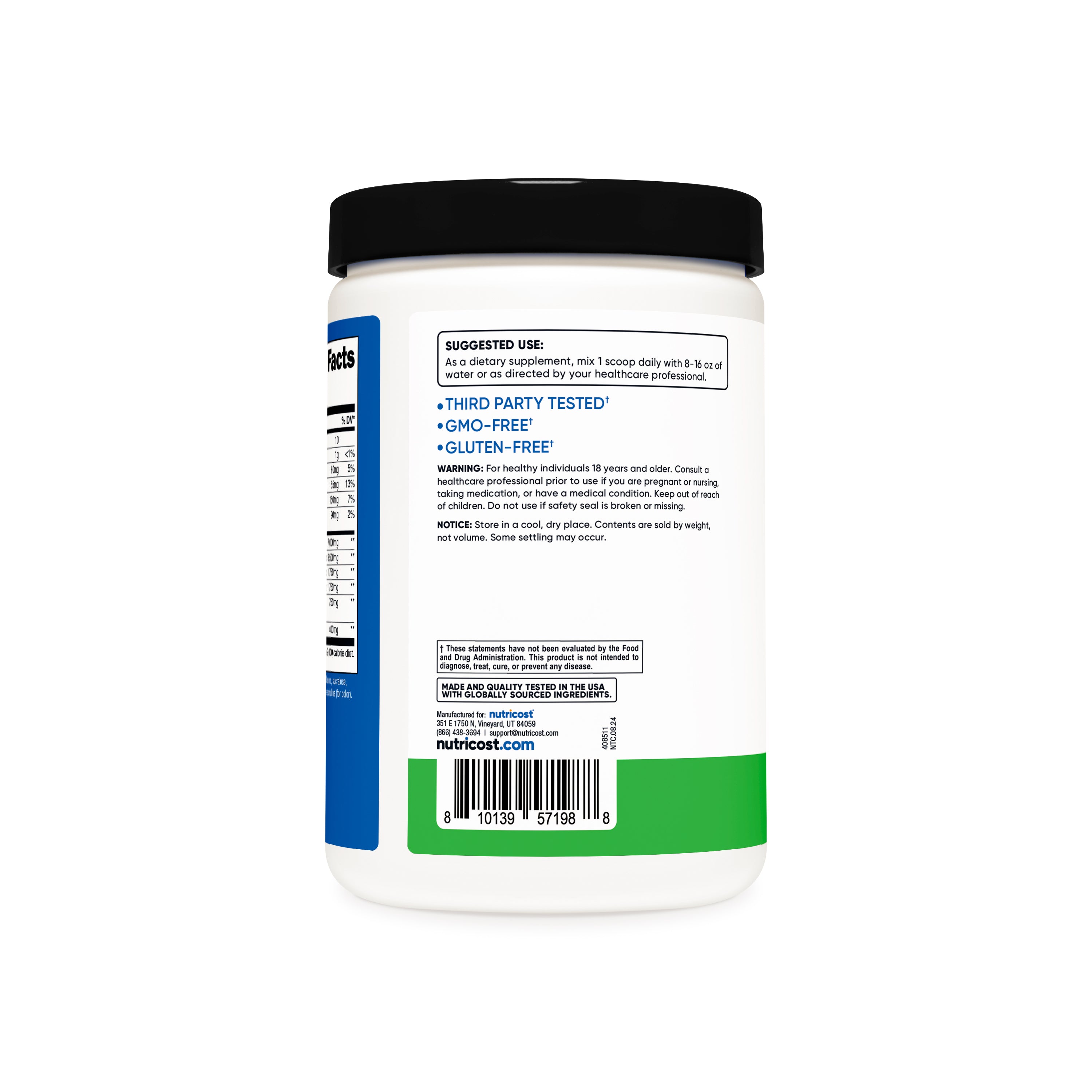 Nutricost BCAA + Hydration Powder