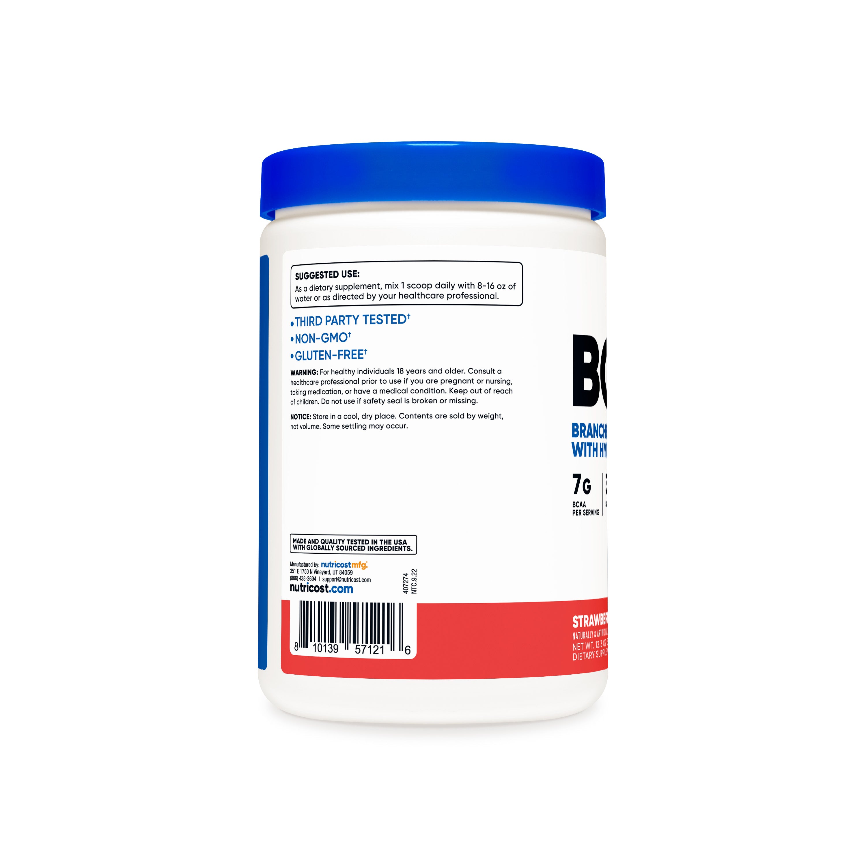 Nutricost BCAA + Hydration Powder