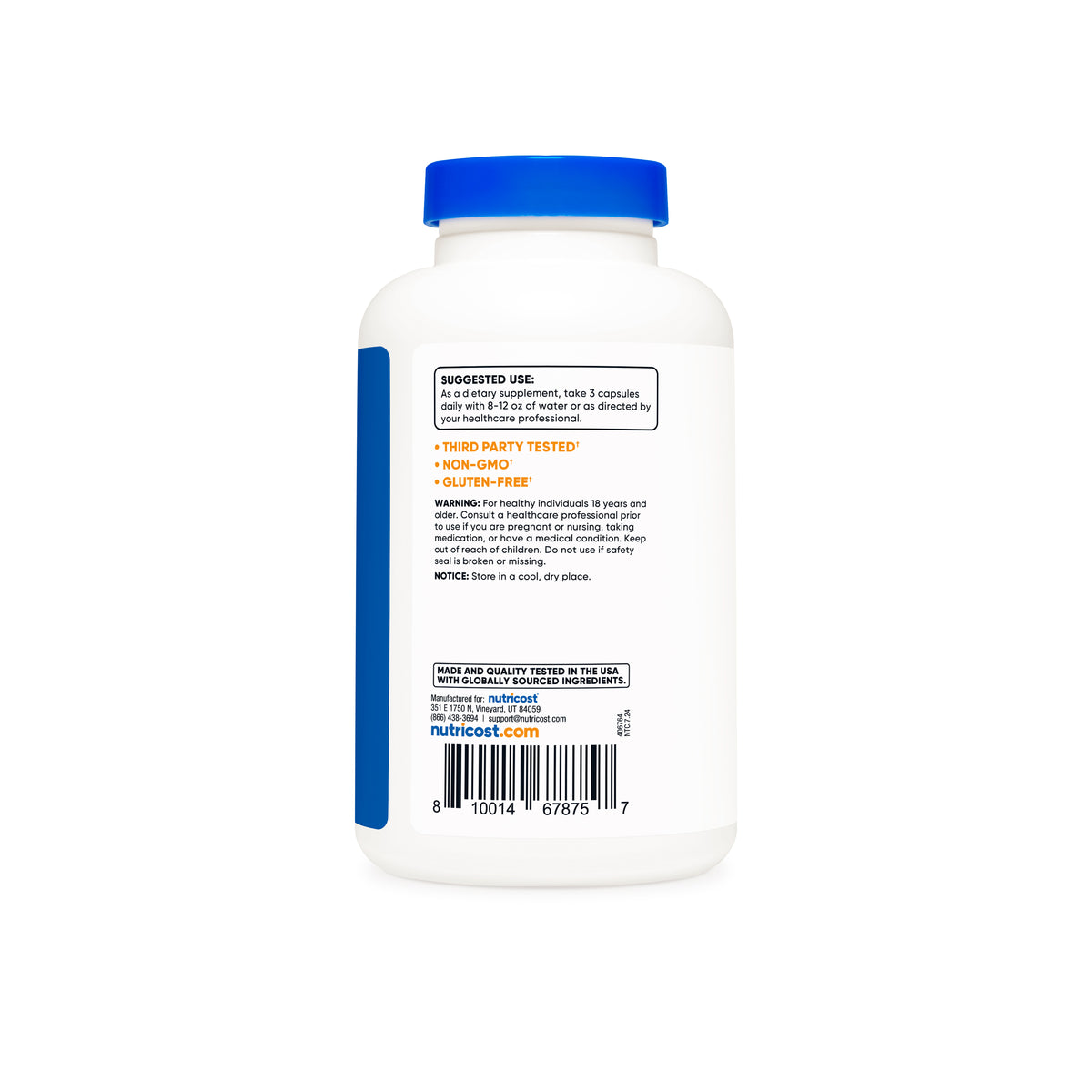 Nutricost Calcium Lactate