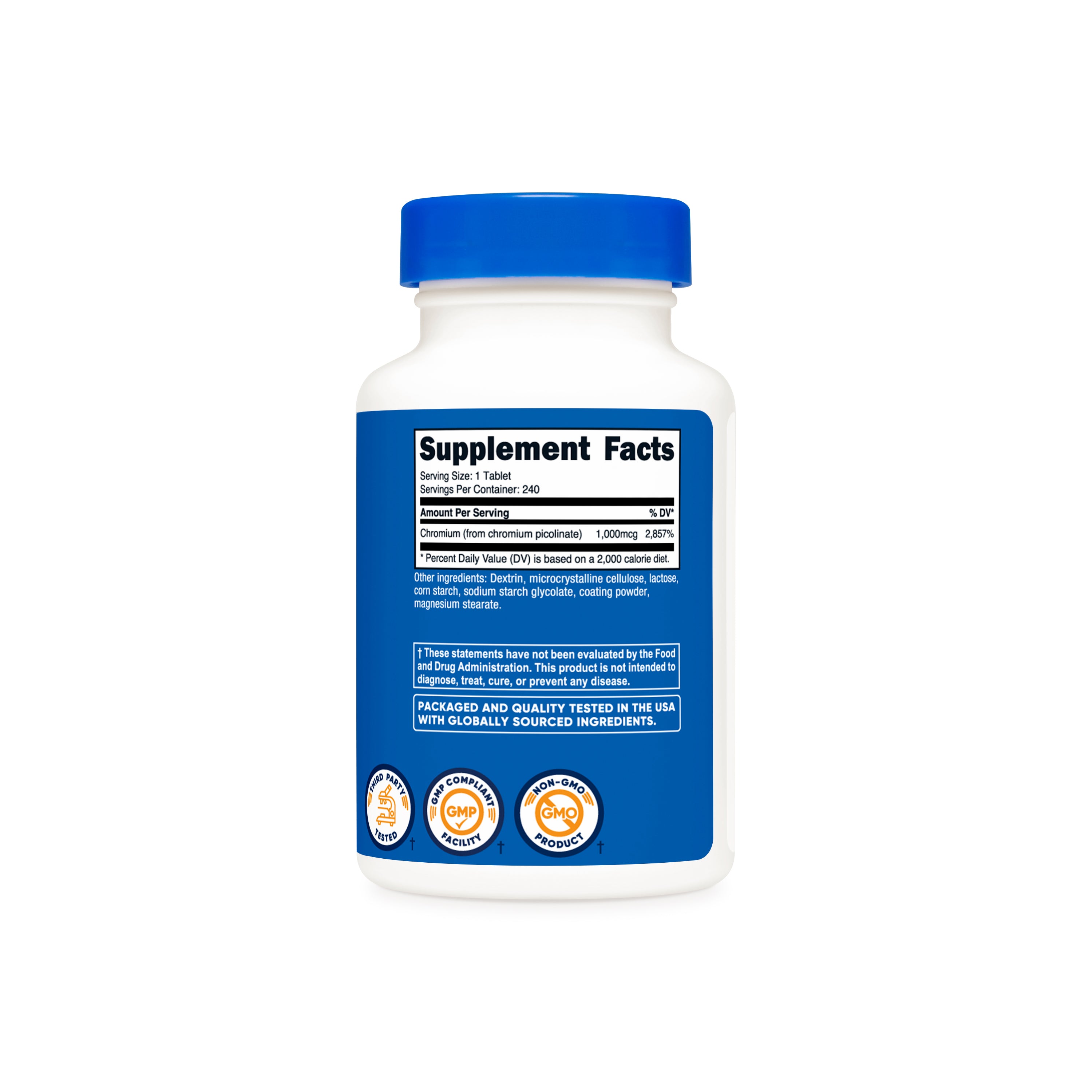 Nutricost Chromium Picolinate Tablets