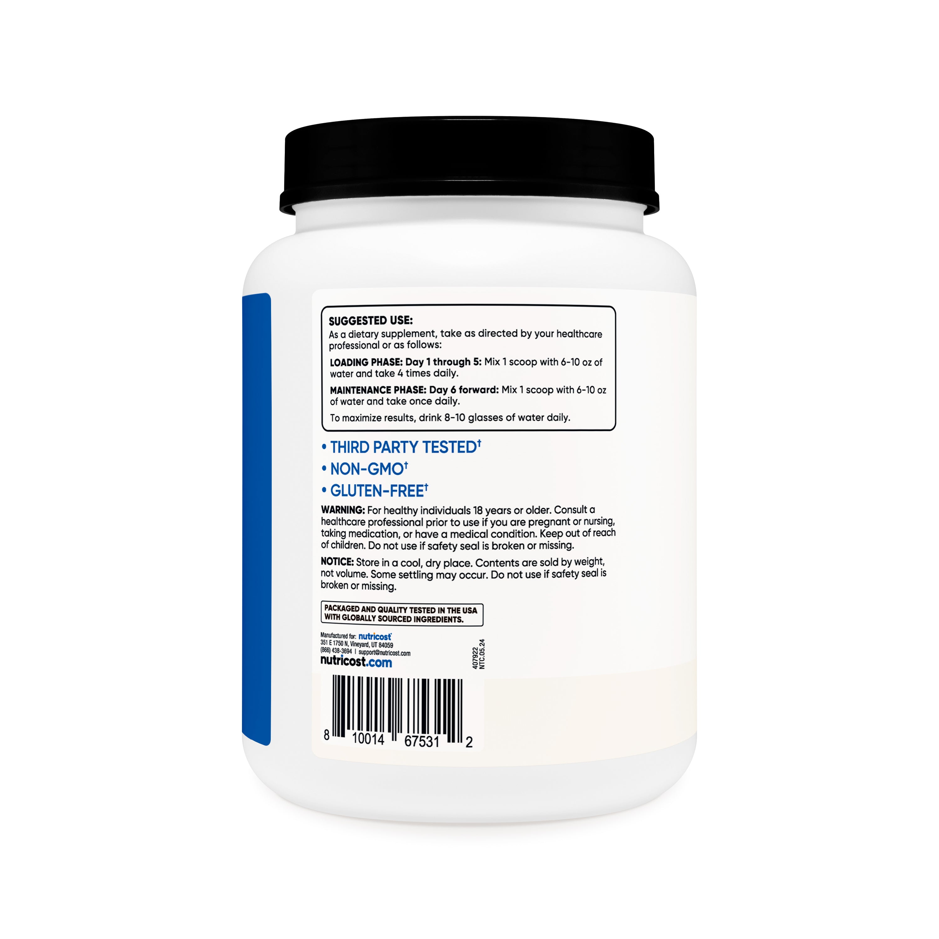 Nutricost Creatine Monohydrate Powder