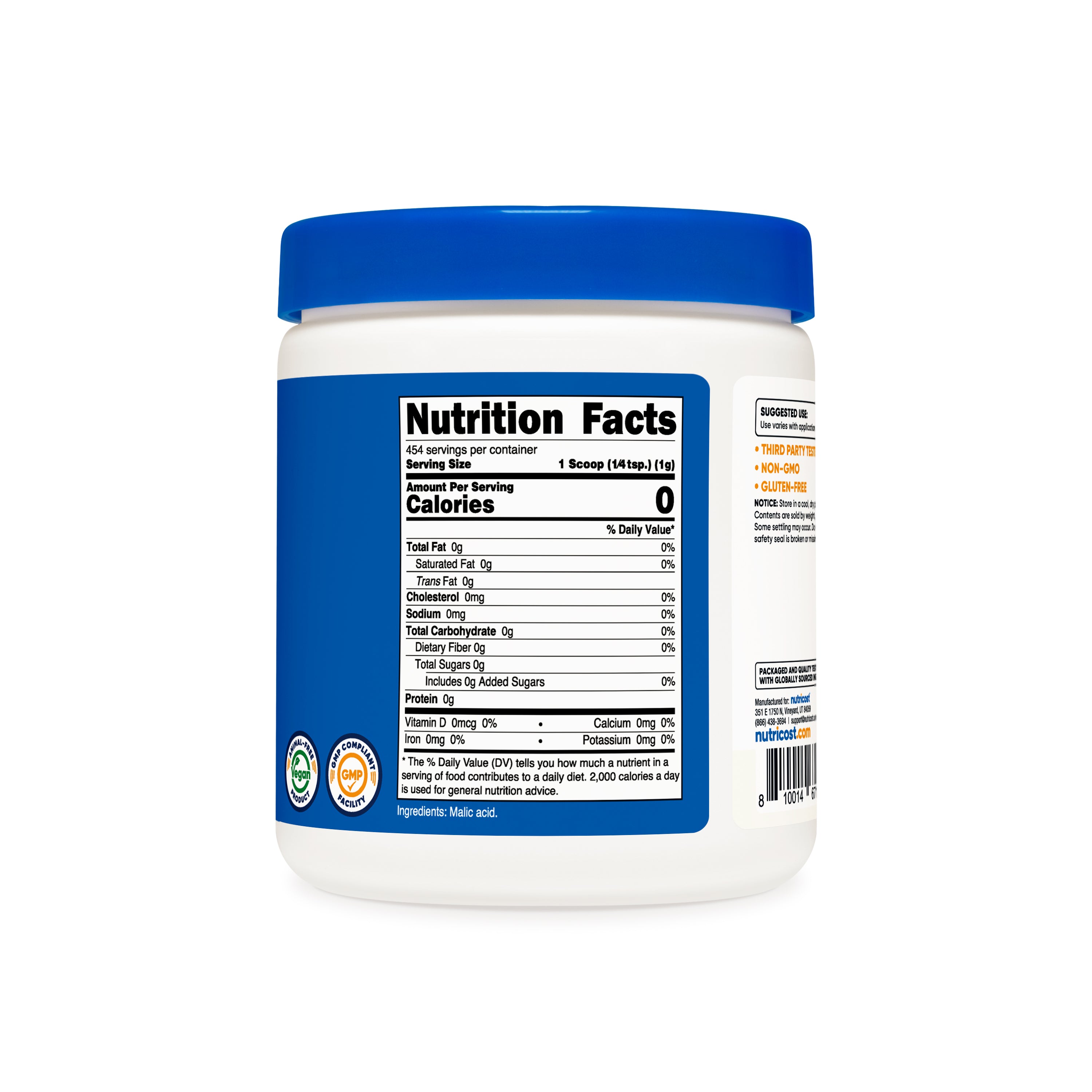 Nutricost Malic Acid Powder