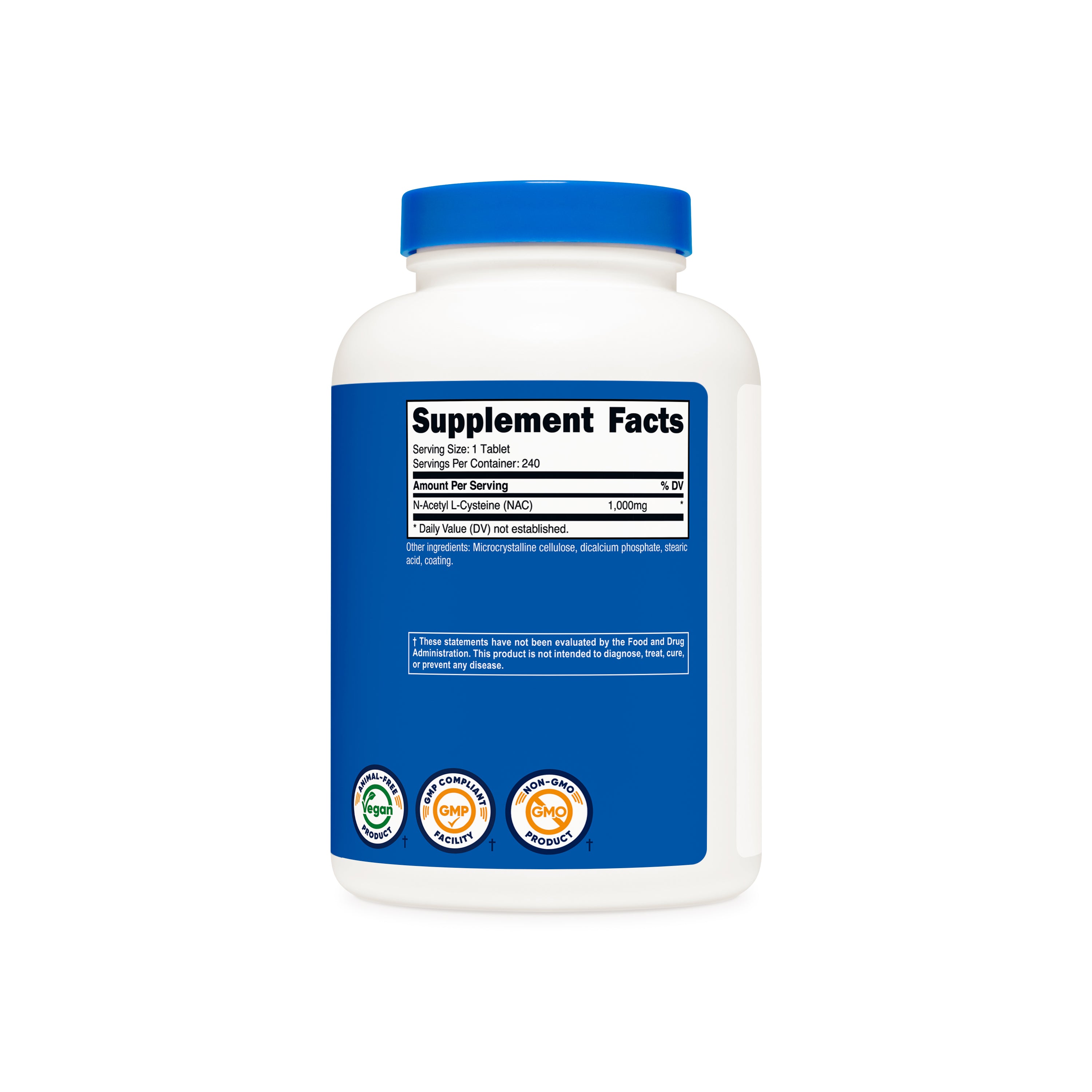 Nutricost N-Acetyl L-Cysteine (NAC) Tablets