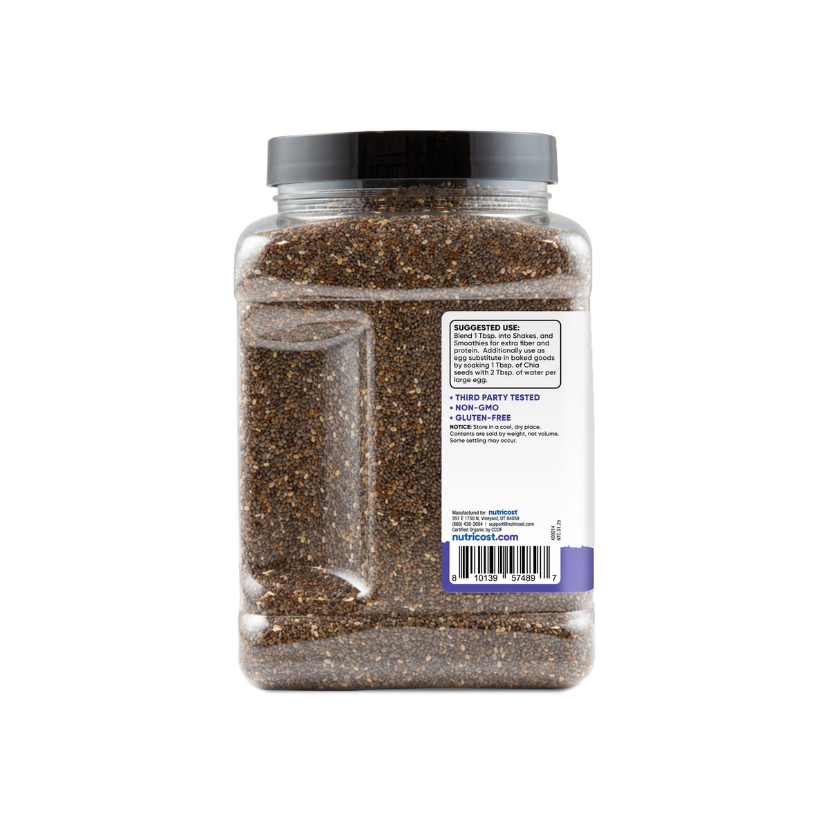 Nutricost Pantry Organic Chia Seed