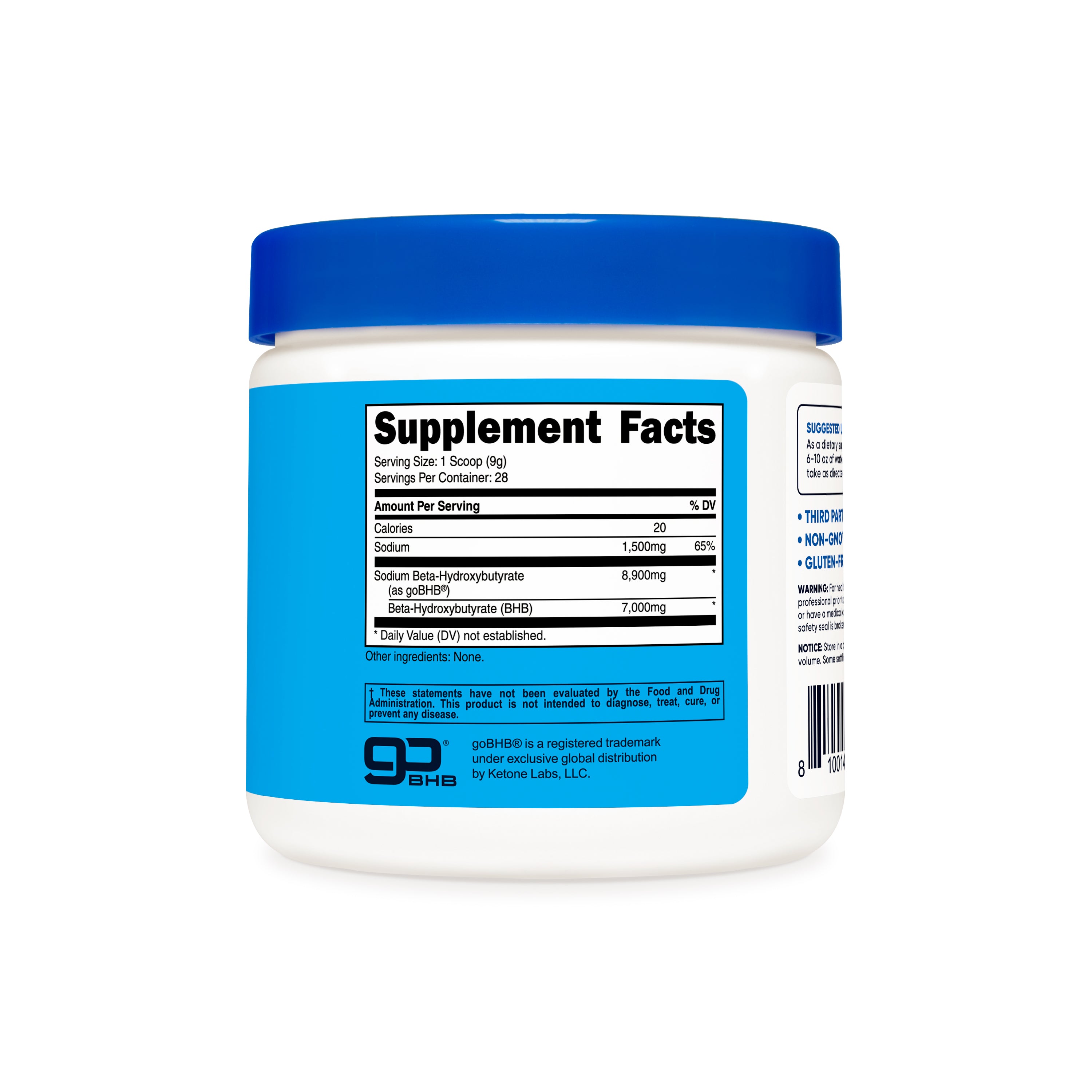 Nutricost Sodium BHB