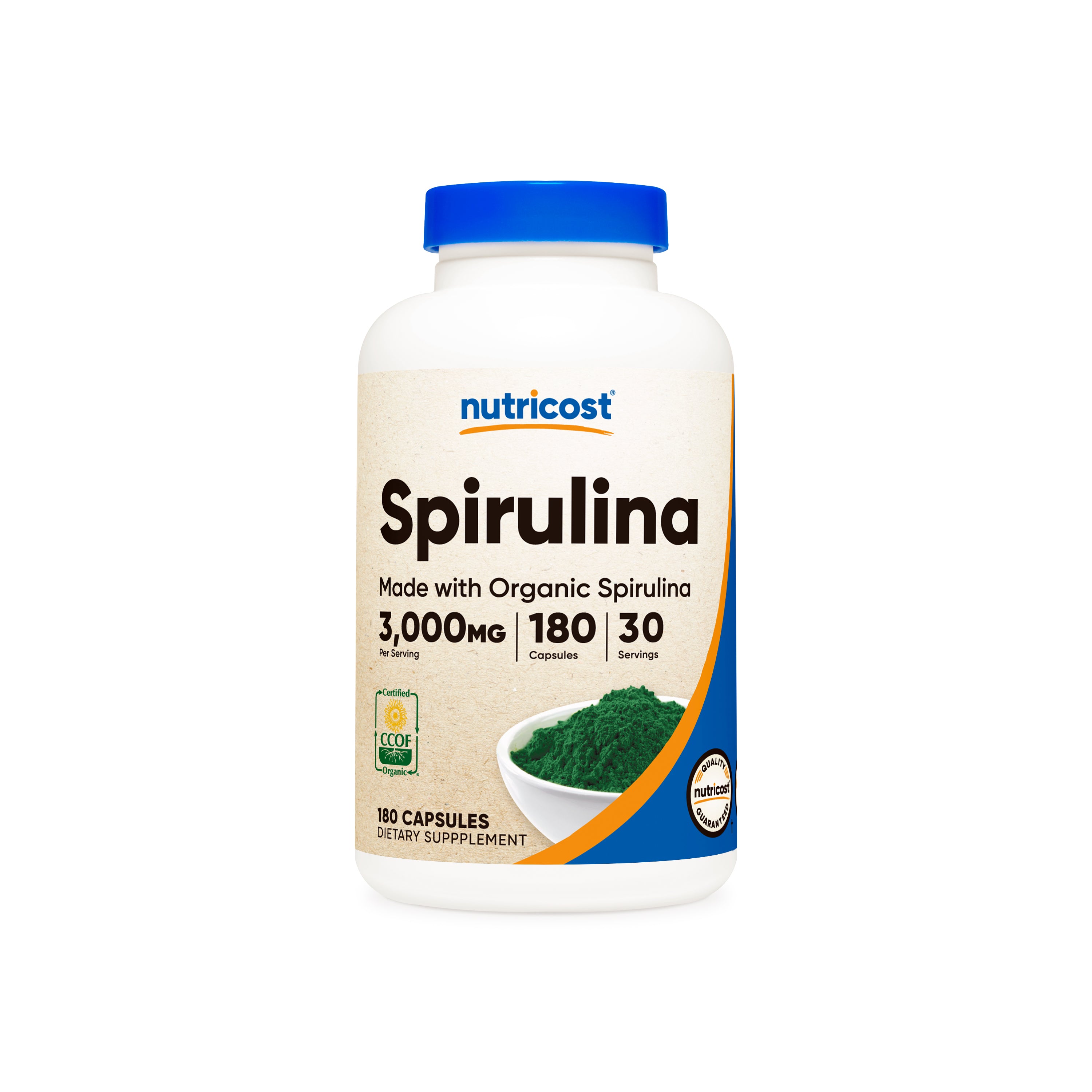 Nutricost Made With Organic Spirulina Capsules Nutricost Made With Organic Spirulina Capsules