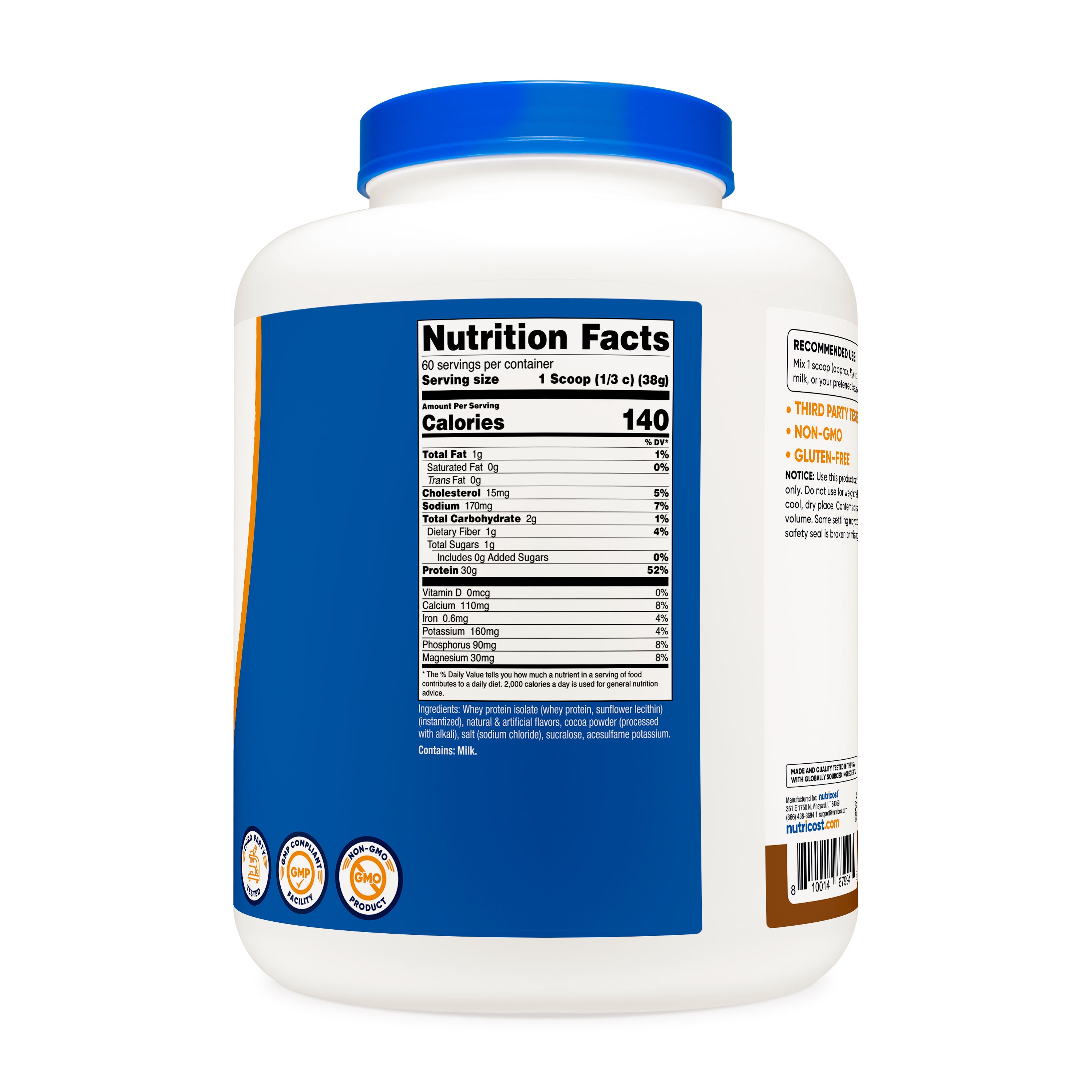 Nutricost Whey Protein Isolate Powder