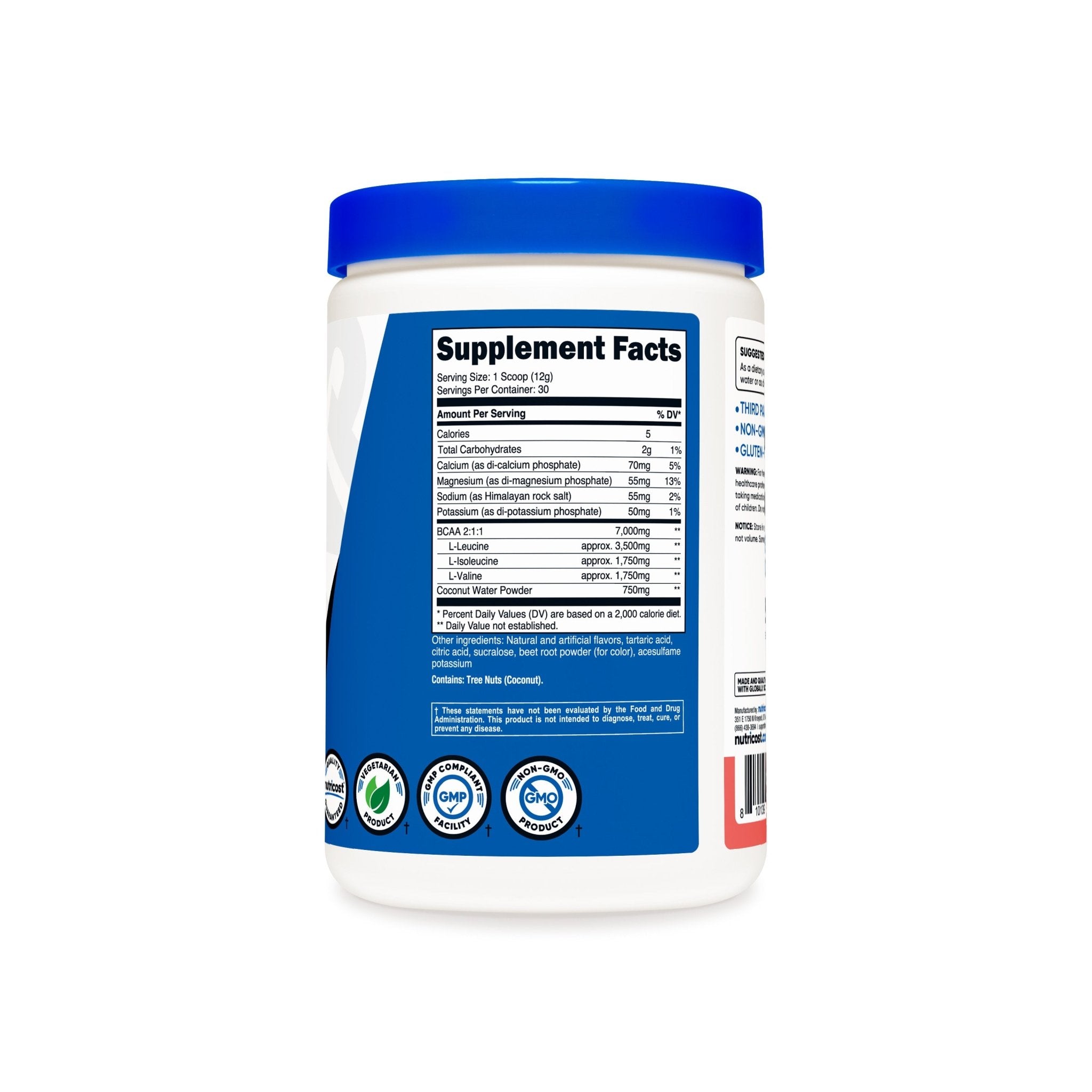 Nutricost BCAA + Hydration Powder