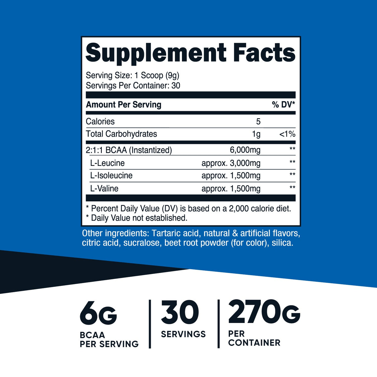 Nutricost BCAA Powder