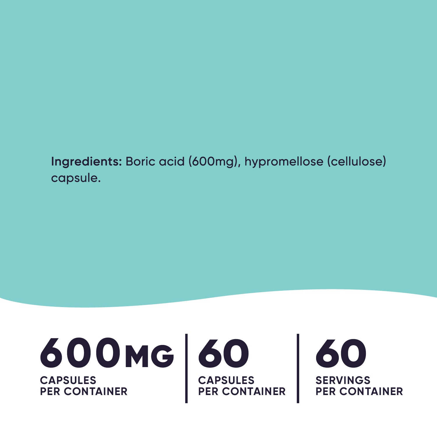 Nutricost Boric Acid Capsules