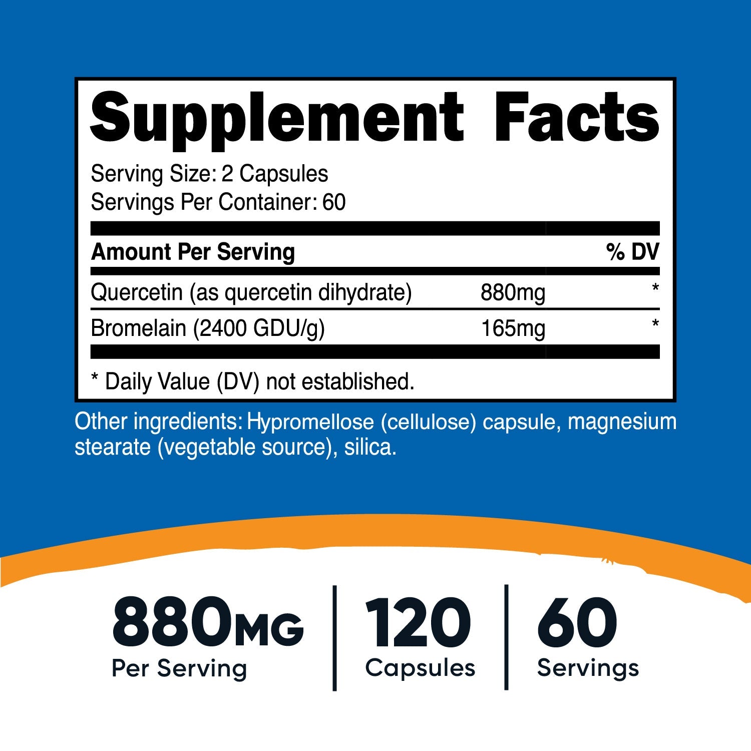 Nutricost Quercetin (With Bromelain) Capsules